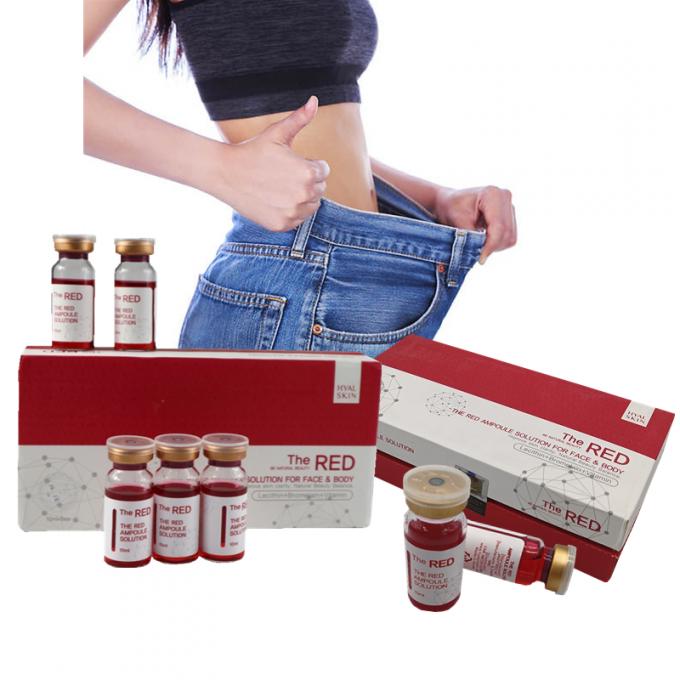 The Red Lipolysis Solution Fat Dissolving Injections Kybella 10Ml/Vial
