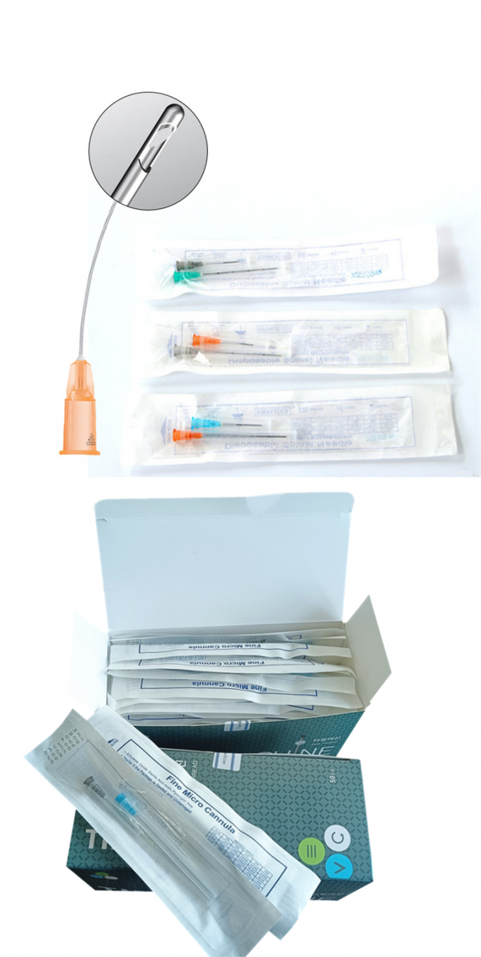 Filler Injection Micro Blunt Needle Cannula Syringe 27g 38mm